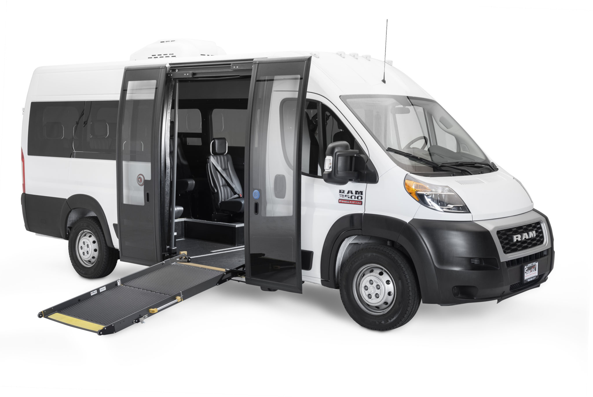 Electric Low Floor Minibus - ADA Commercial Wheelchair Vans & Gurney Vans